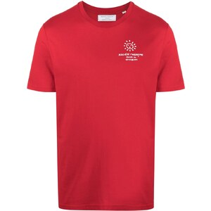 Société Anonyme logo print short sleeved T-shirt - Red - GLAMI.si
