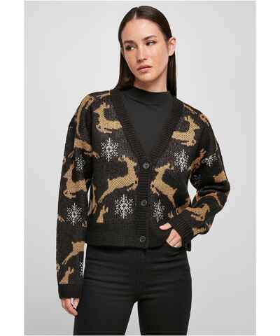 Črni, nasveti za darila, z gumbi puloverji z božičnim motivom - GLAMI.si