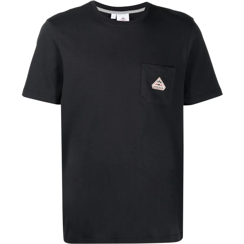 Pyrenex logo-print cotton T-shirt - Blue - GLAMI.si