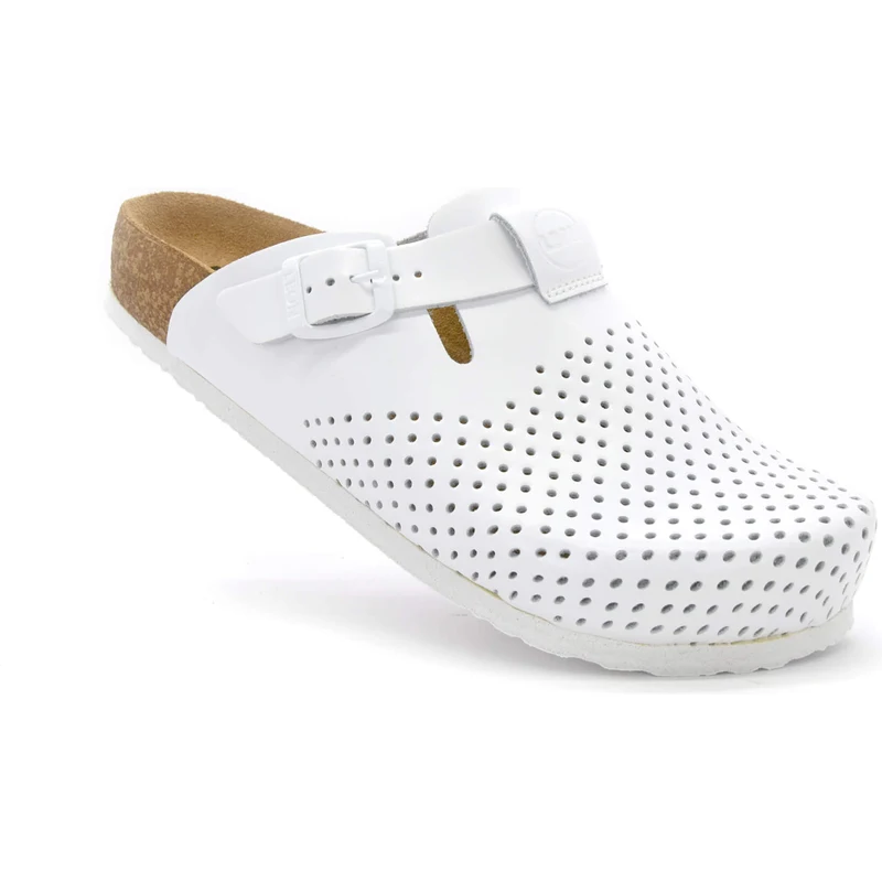 Leon anatomske klompe ANATOMSKE USNJENE COKLE, (4250_WHITE-36) - GLAMI.si
