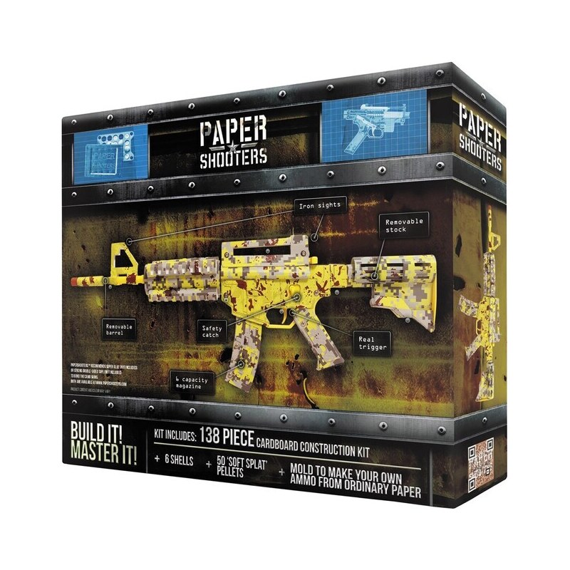 PAPER SHOOTERS Papirni strelci Komplet zložljivih pištol Papirni ...