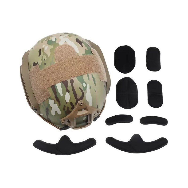 DRAGOWA Tactical Taktična čelada Fast MH z očali Charger, CP (brez ...