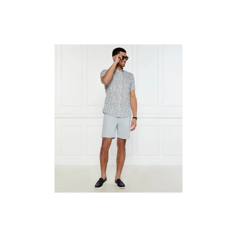 BOSS BLACK Lanena srajca C-ROAN-ken-SH-C1-251 | Slim Fit | stretch ...